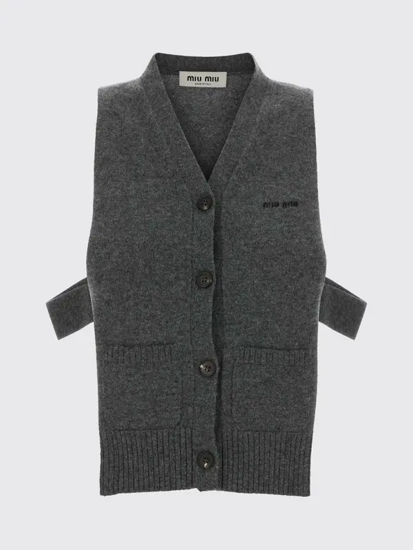 Miu Miu Cashmere Cardigan Vest