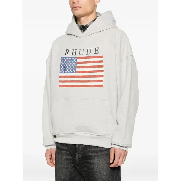 Rhude Grey Sweaters & Knitwear Hoodies