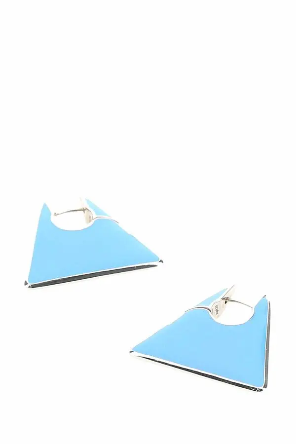 Bottega Veneta Light Silver Essentials Earrings
