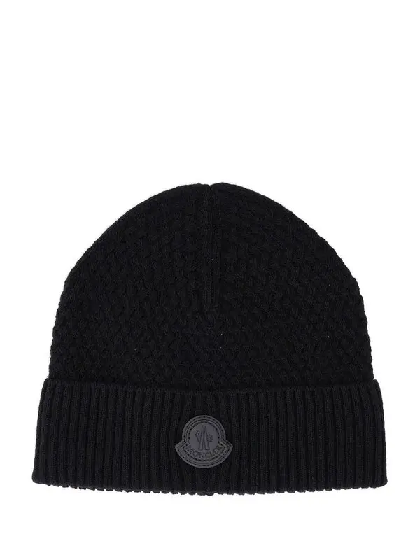 Moncler Beanie With Logo