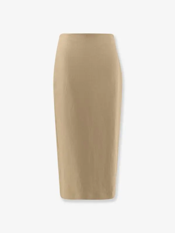 Max Mara Mxsveranda Linen Midi Skirt - Multicolor