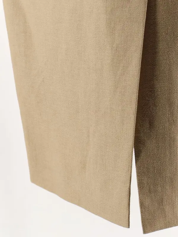 Max Mara Mxsveranda Linen Midi Skirt - Multicolor