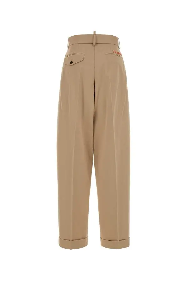 Dsquared2 Beige Gabardine Pant
