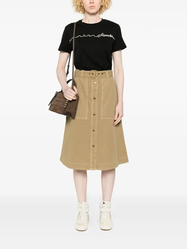 Moncler Cotton Long Skirt