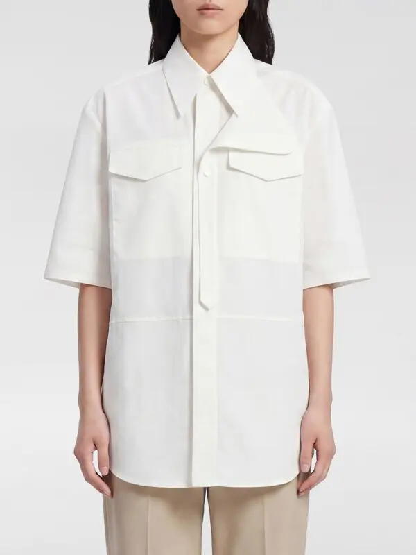 Bottega Veneta Cotton Poplin Shirt - White