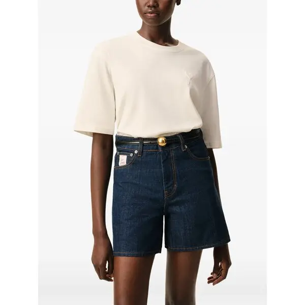 AMI Paris Neutrals T-shirts & Vests T-shirts