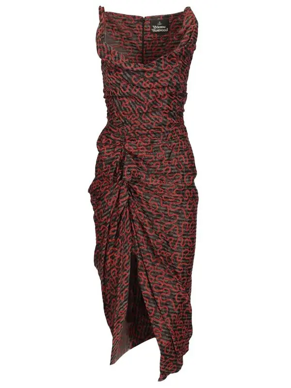 VIVIENNE WESTWOOD Panther Sleeveless Dress - Multicolor