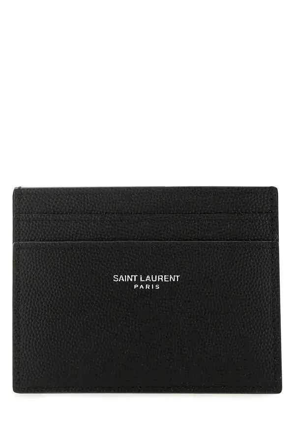 Saint Laurent Leather Card Holder