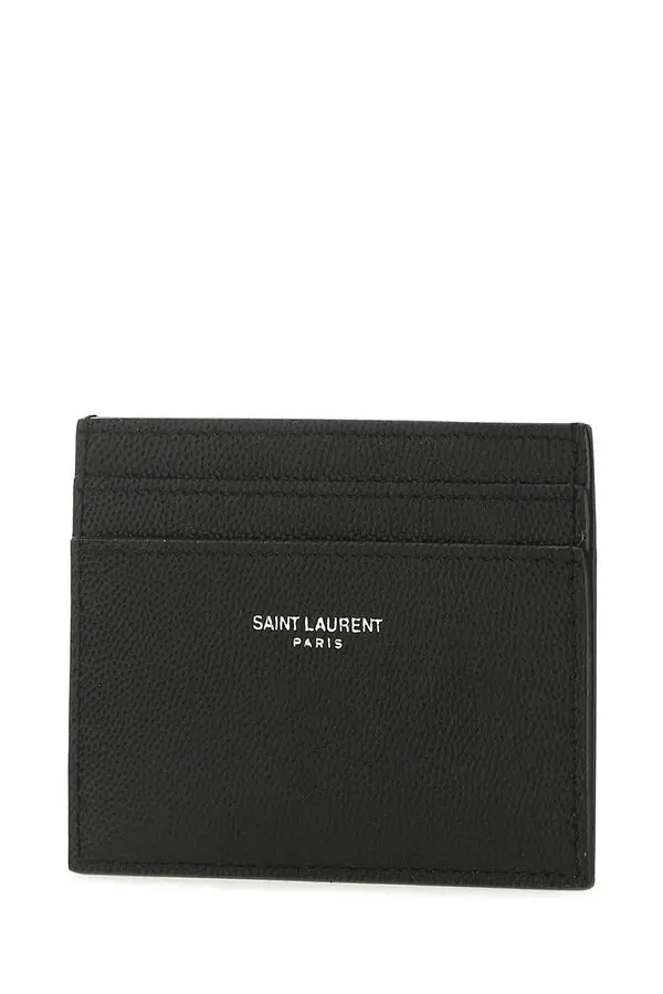 Saint Laurent Leather Card Holder