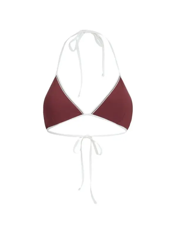 Brunello Cucinelli Triangle Bikini Top
