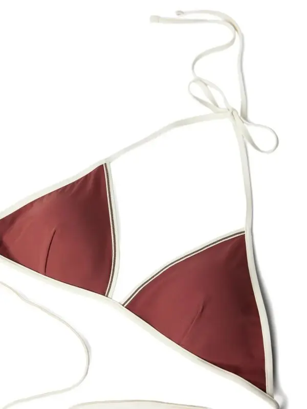 Brunello Cucinelli Triangle Bikini Top