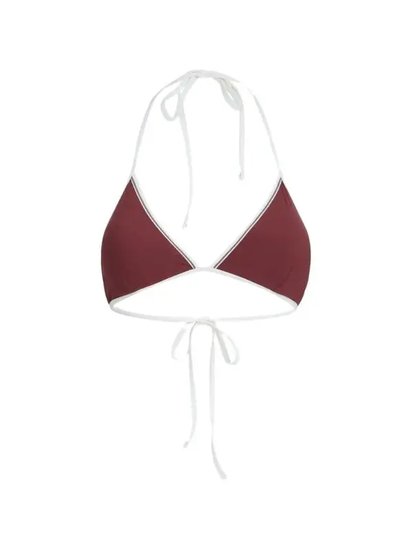 Brunello Cucinelli Triangle Bikini Top