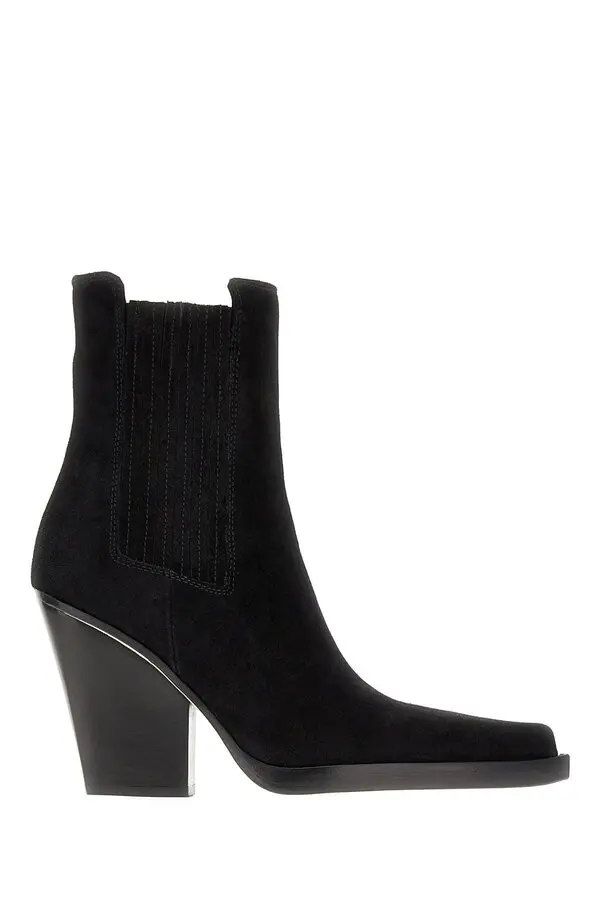 Paris Texas Suede Ankle Boots - Multicolor