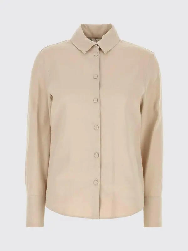 Max Mara Classic Cotton Poplin Shirt - Cream