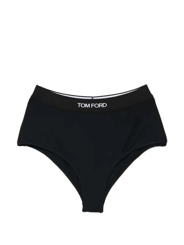 TOM FORD Briefs With Logo Band - Black