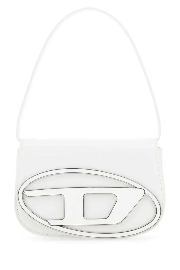 DIESEL® Leather 1dr Shoulder Bag - White