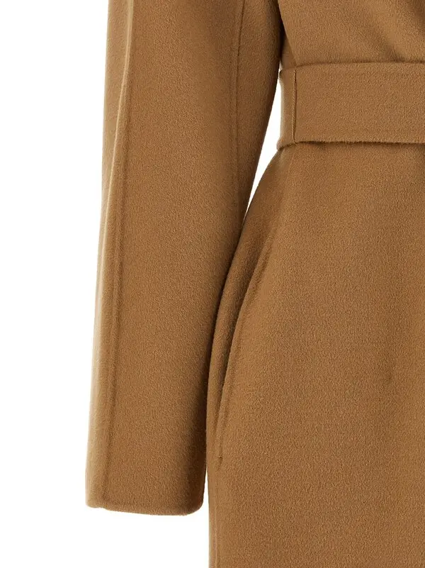 Max Mara Cles Robe Coat - Cream