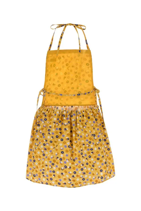 Miu Miu Printed Poplin Mini Dress