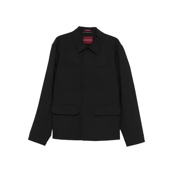 Gucci Grey Jackets Shirt Jackets