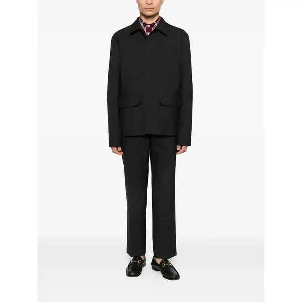 Gucci Grey Jackets Shirt Jackets