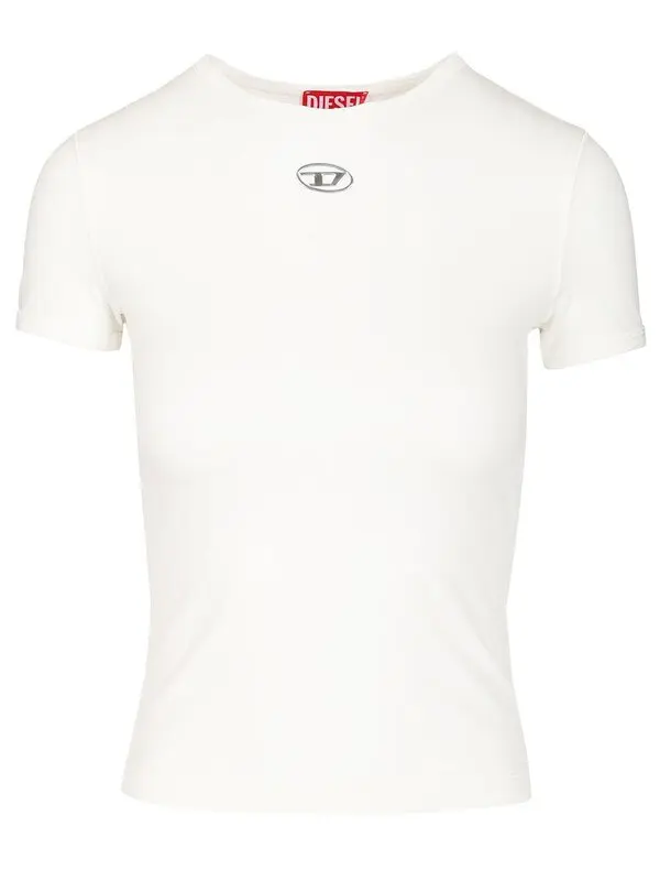 DIESEL® Slim Fit Stretch T-shirt - White