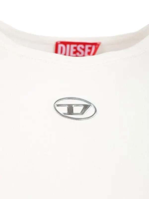 DIESEL® Slim Fit Stretch T-shirt - White