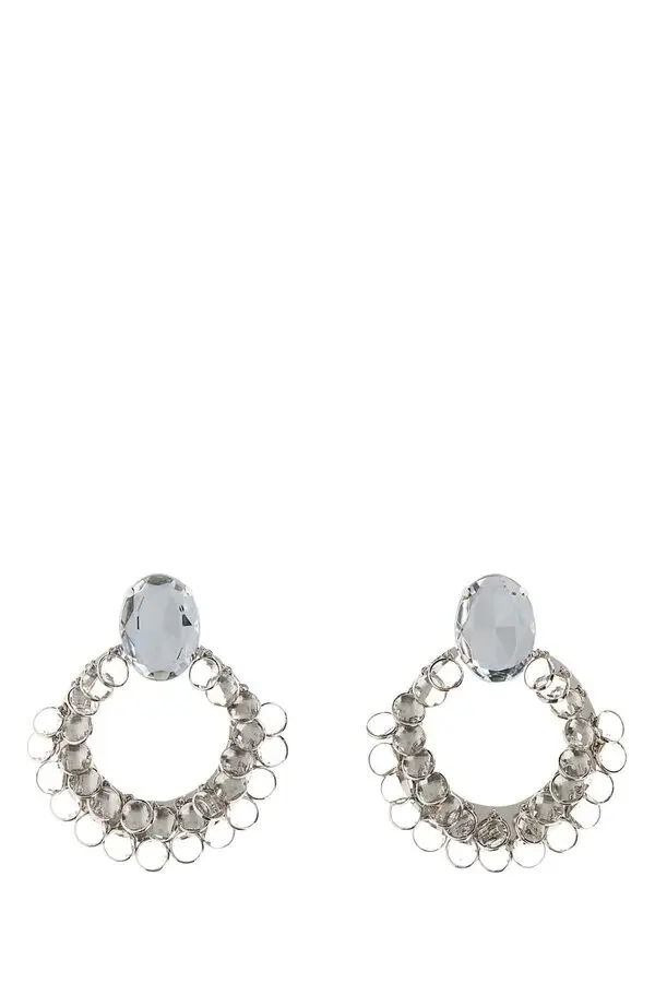Givenchy Embellished Metal Broken Chandelier Earrings