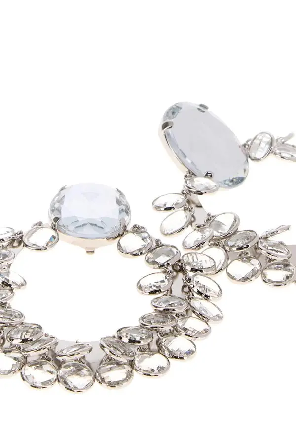 Givenchy Embellished Metal Broken Chandelier Earrings