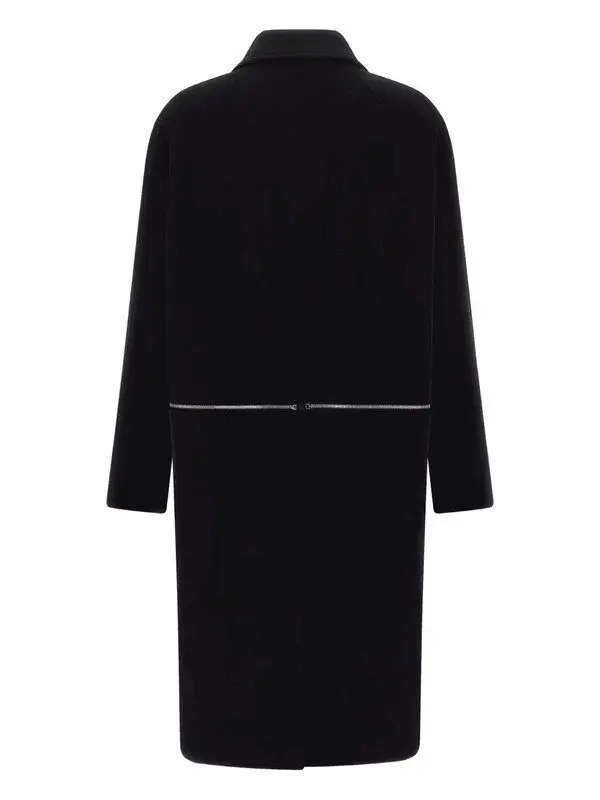Rick Owens Blixa Jumbo Mac Zip-up Coat