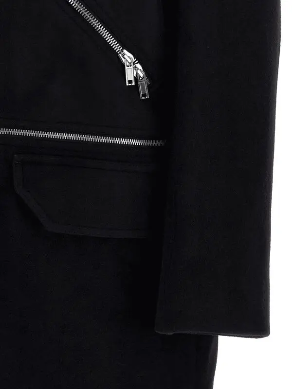 Rick Owens Blixa Jumbo Mac Zip-up Coat
