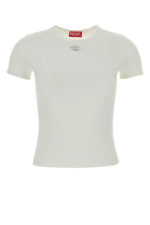 DIESEL® Stretch Cotton T-shirt - White