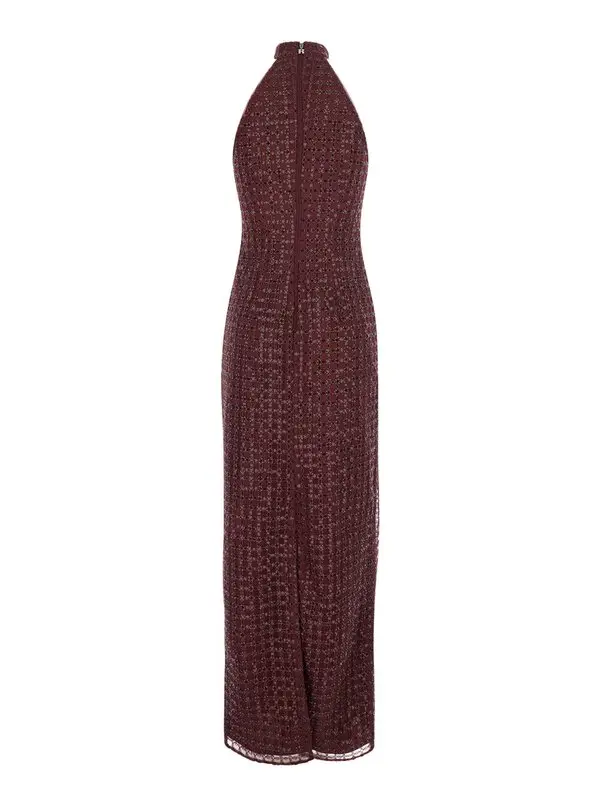 ROTATE BY BIRGER CHRISTENSEN Halterneck Sequin Dress - Multicolor