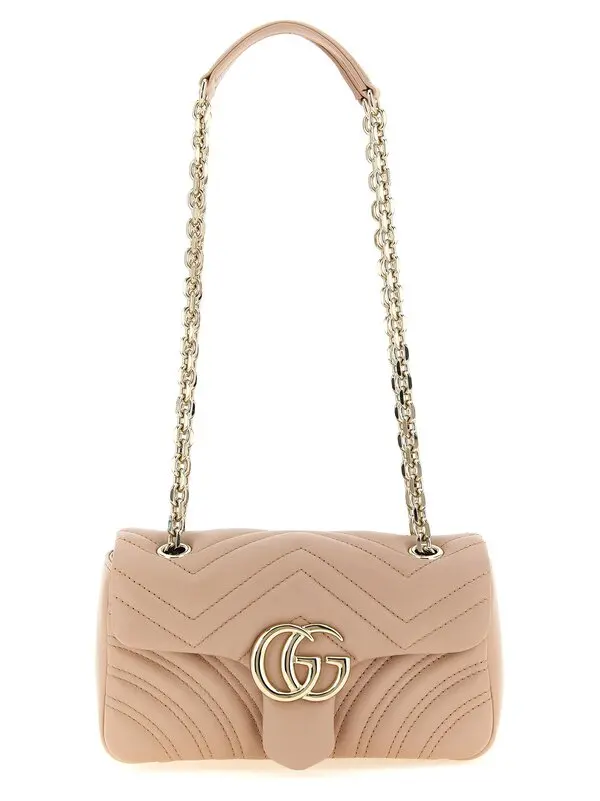 Gucci Gg Marmont' Small Shoulder Bag - Pink