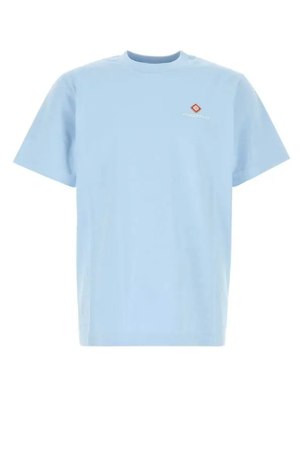 Casablanca Light- Cotton T-shirt - Blue