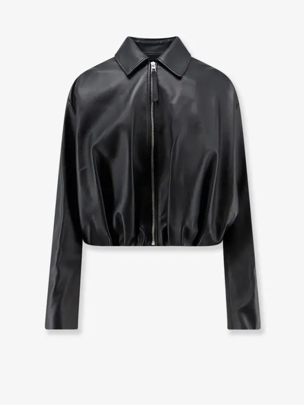 Loewe Cropped Leather Jacket
