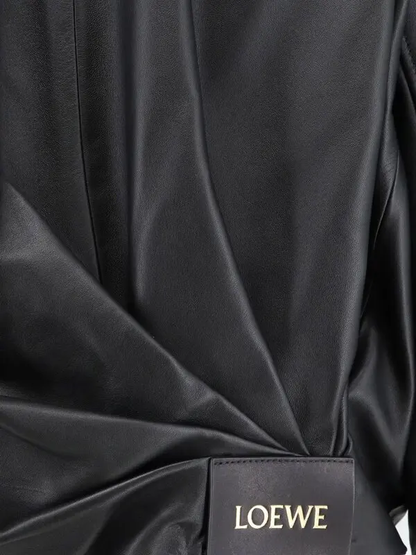 Loewe Cropped Leather Jacket