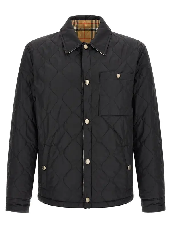 Burberry Brighton Reversible Quilted Jacket - Black