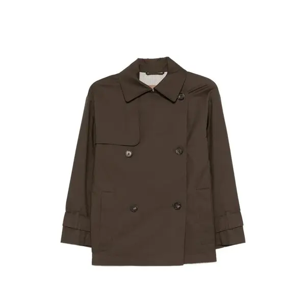 Max Mara Double-breasted Peacoat - Green