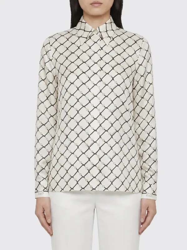 Gucci Printed Silk Shirt