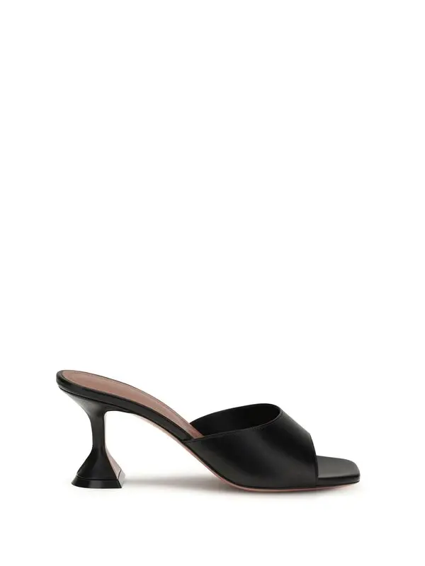 Amina Muaddi Lupita Sandals - Black
