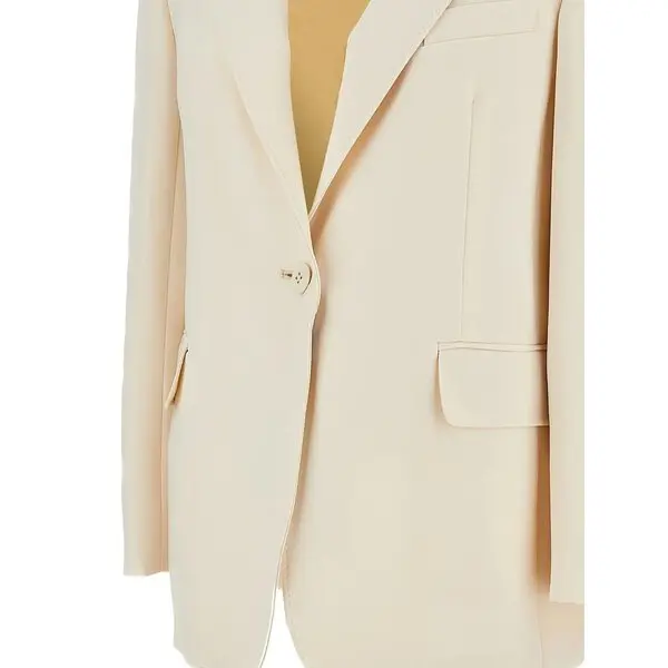 Max Mara Fitted Blazer - Cream