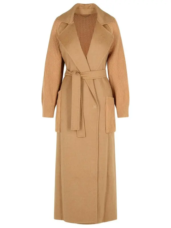 Max Mara Berard 1234' Camel Wrap Coat