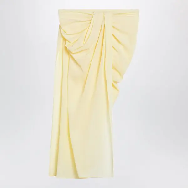 Jacquemus Asymmetric Pareo Skirt - Yellow