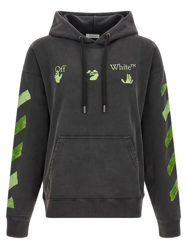 Off-White Bacco Arrow Skate Sweatshirt - Gray