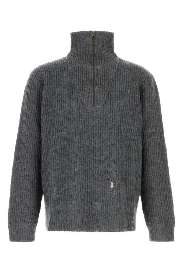 MAISON MARGIELA Wool Blend Sweater - Gray