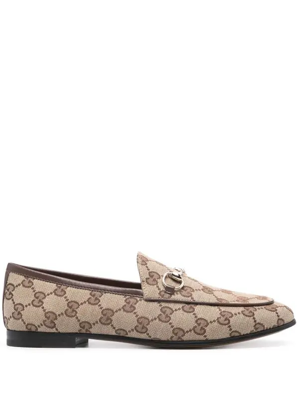 Gucci Jordan Gg Motif Loafers - Multicolor