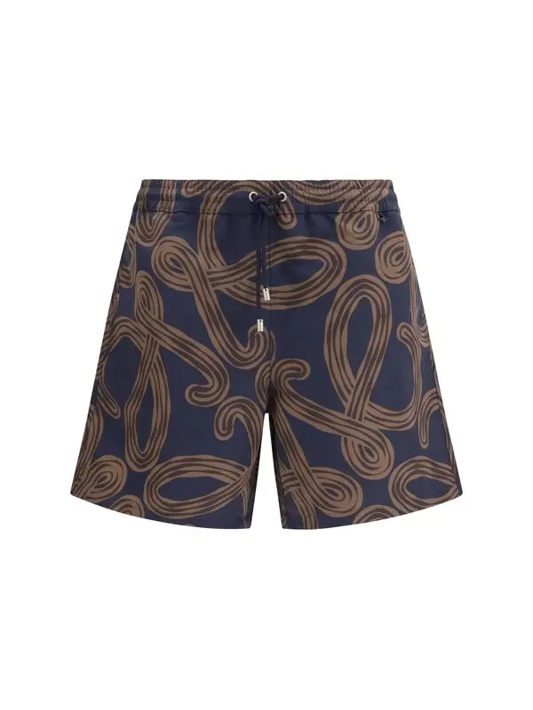 Loewe Technical Fabric Swim Shorts X Paula’s Ibiza - Blue