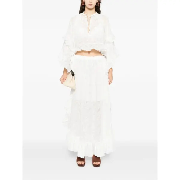 Zimmermann Skirts Asymmetric & Draped Skirts