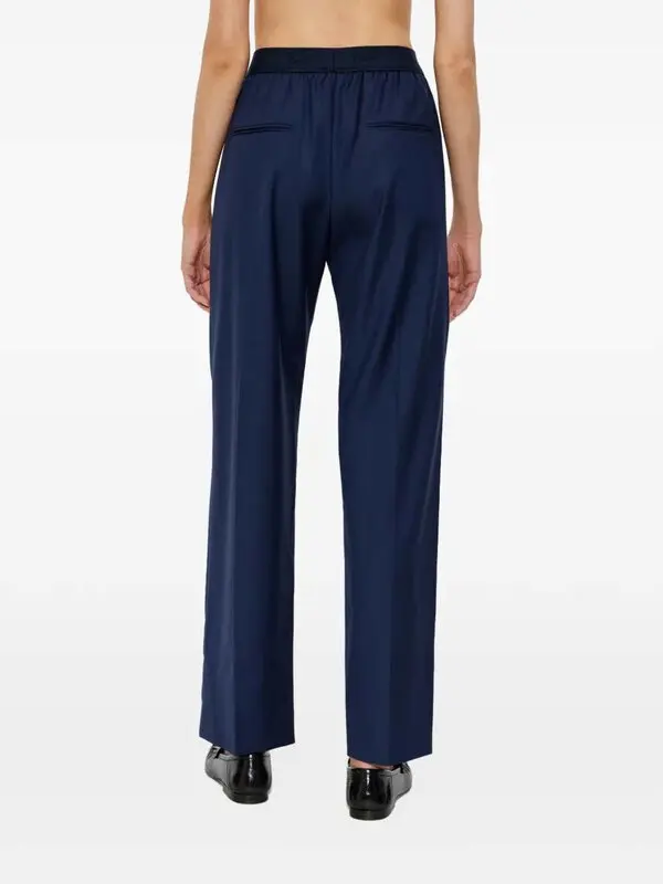 Kenzo Wool Trousers With Logo