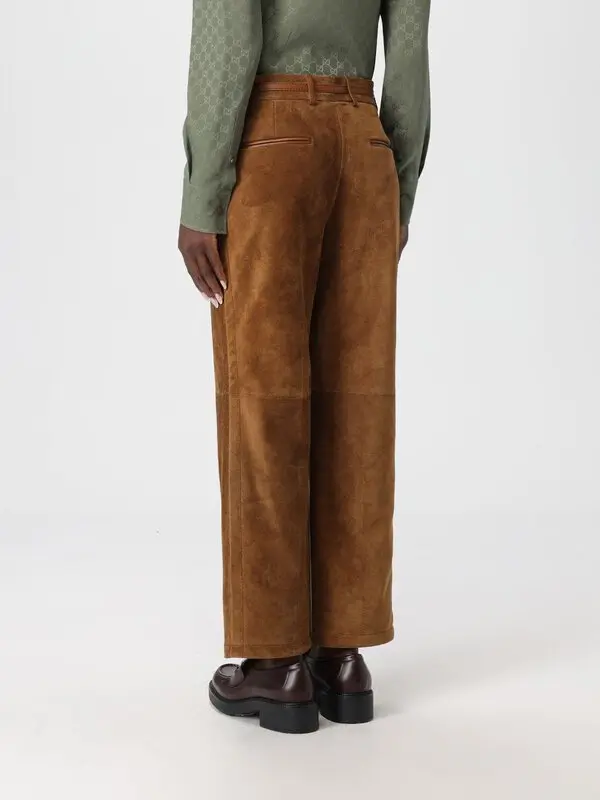 Gucci Calfskin Leather Pants